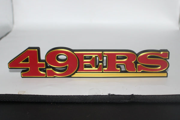 San Francisco 49ers 3D printed Logo, Sign, Wall, Desk, Fridge, Shelf A ...