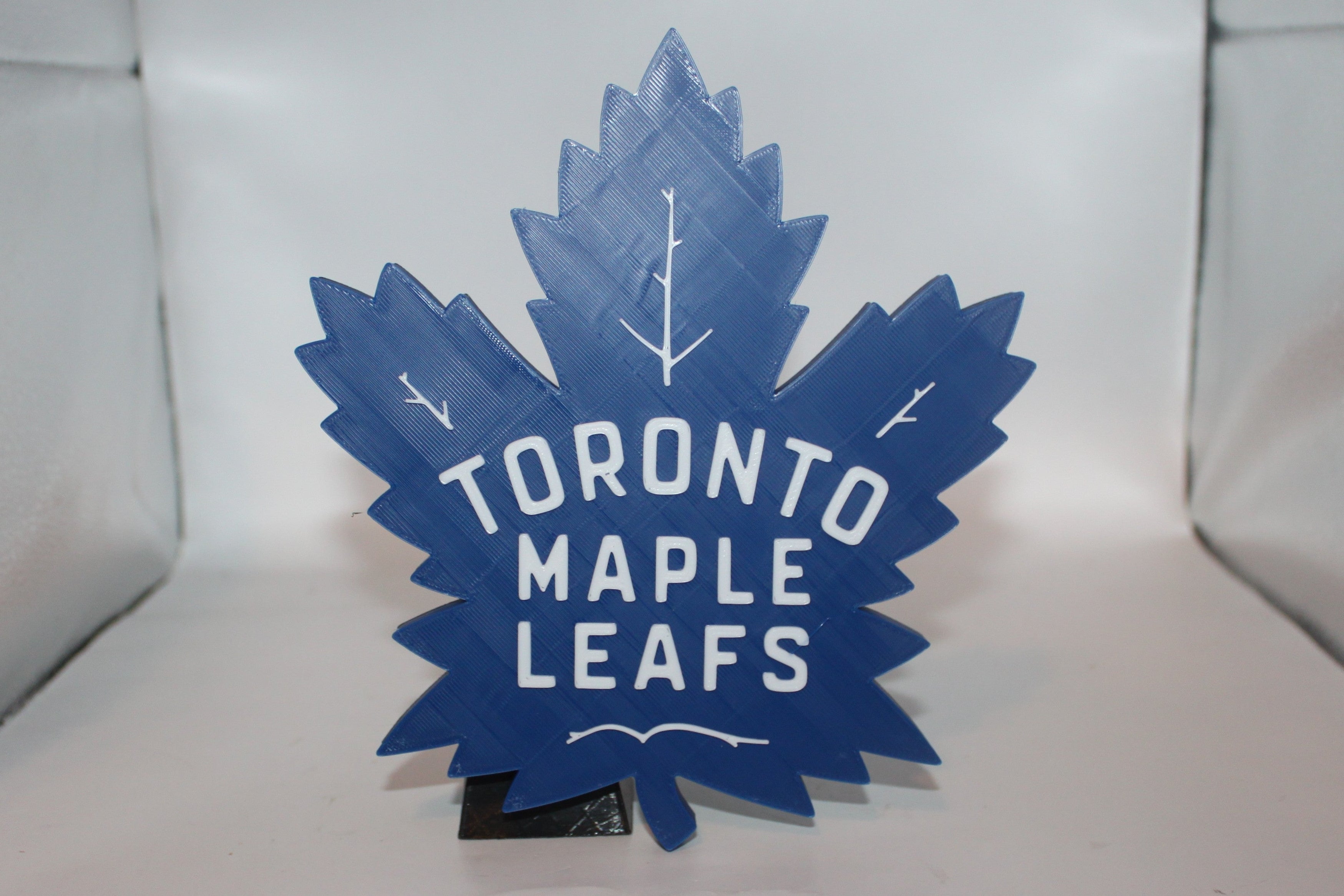 Toronto Maple Leafs 3D printed Logo Sign Wall Desk Shelf Art – WindyCity3D