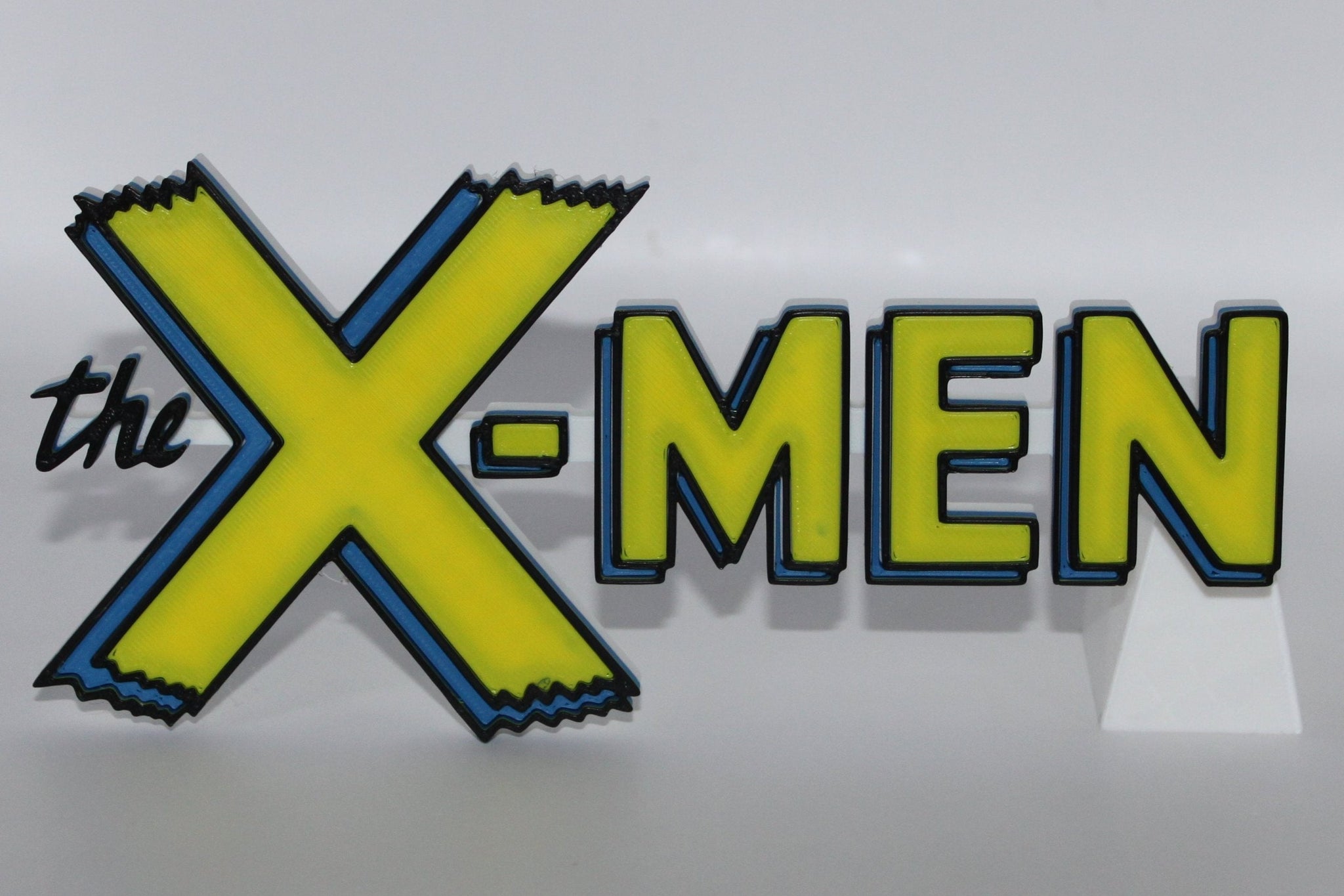 X-Men 3D printed Logo Sign Wall Desk Shelf Art – WindyCity3D