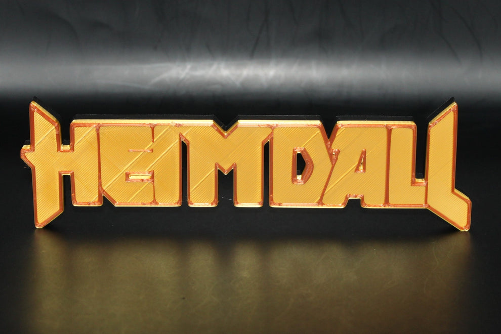 Heimdall 3D printed Logo Sign Wall Desk Shelf Art – WindyCity3D