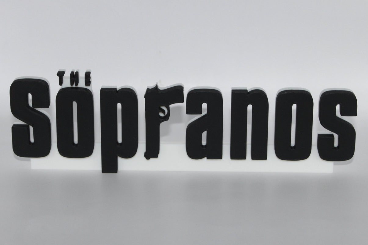 The Sopranos 3D printed Logo Sign Wall Desk Shelf Art – WindyCity3D