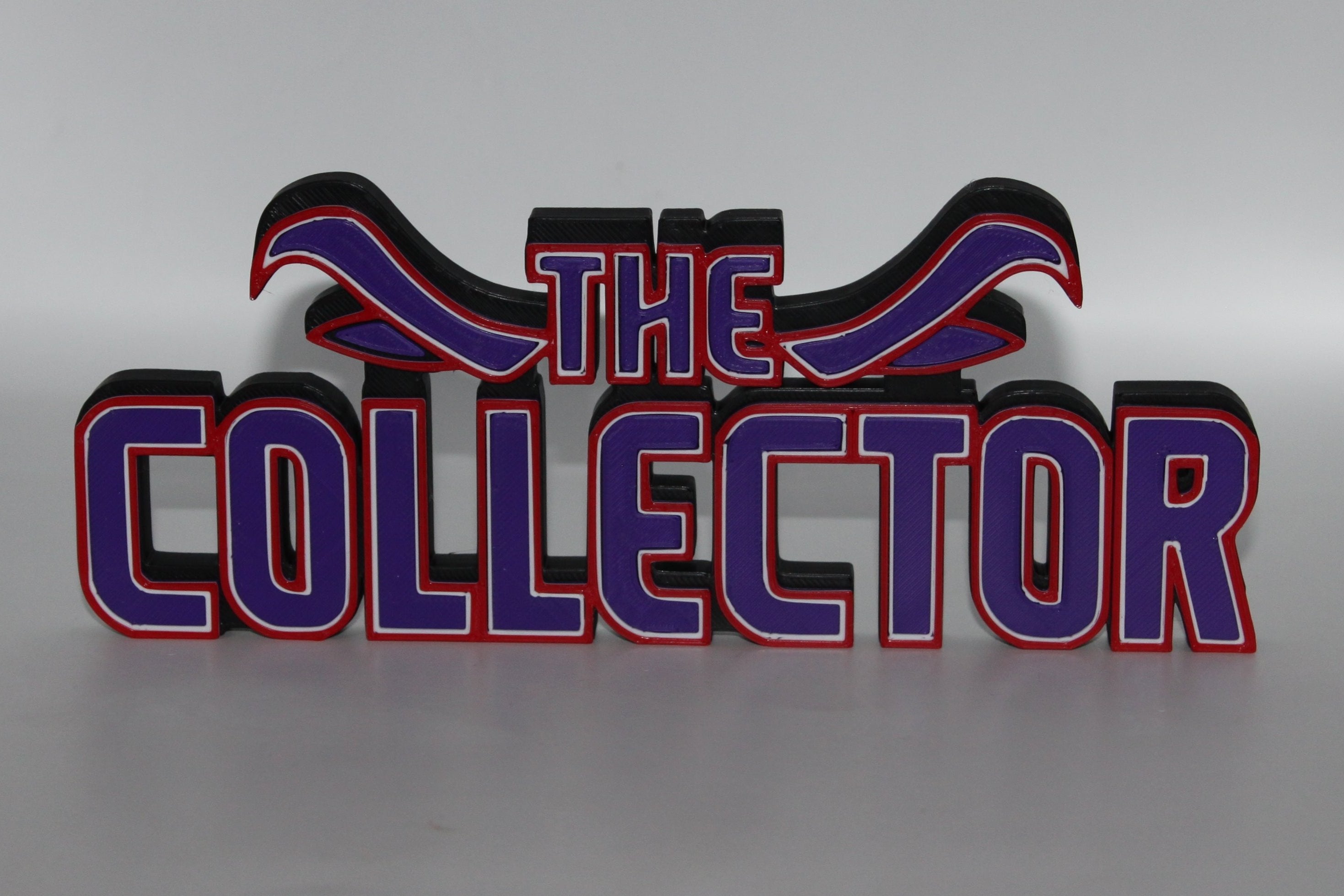 The Collector 3D printed Logo Sign Wall Desk Shelf Art – WindyCity3D