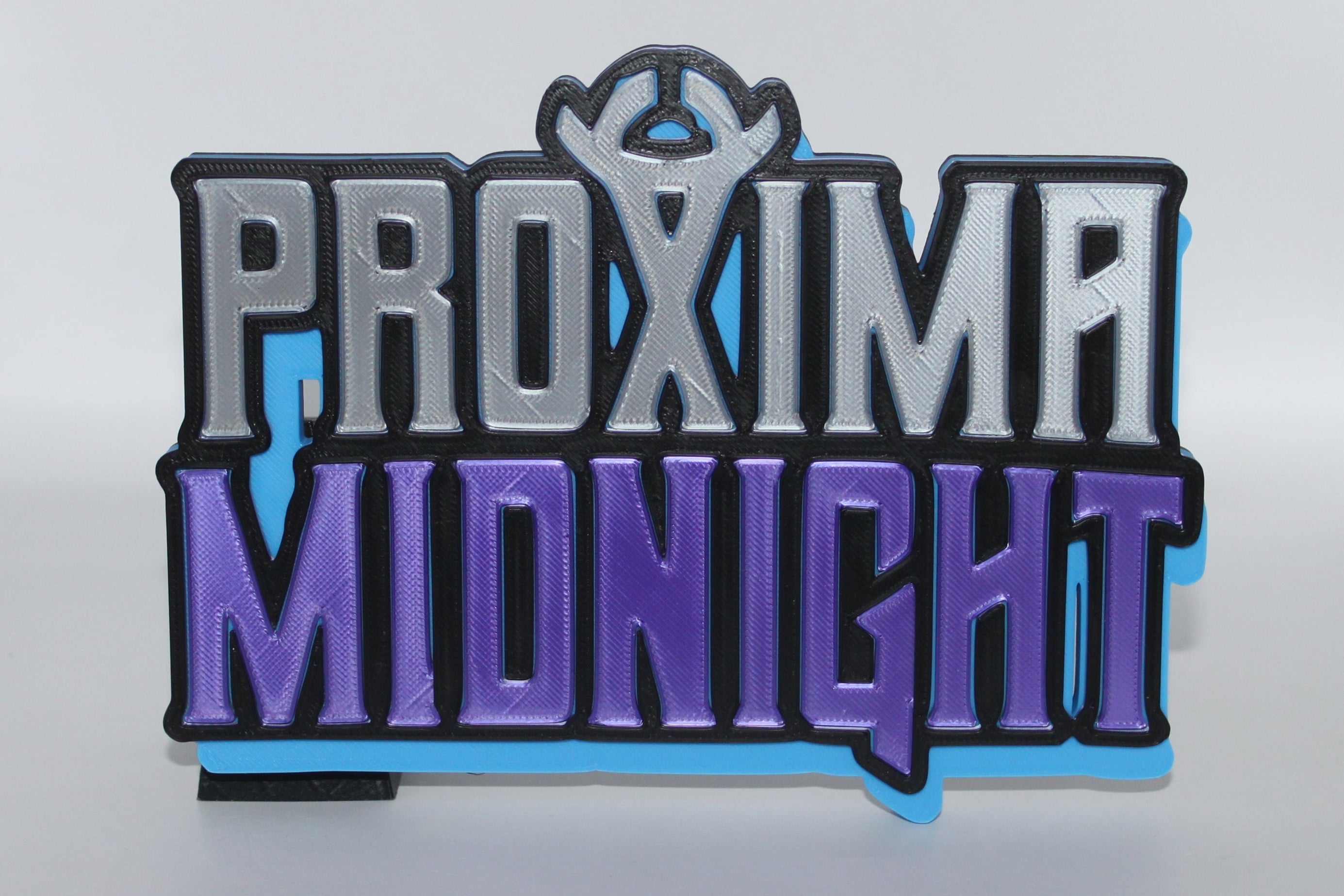 Proxima Midnight 3D printed Logo Sign Wall Desk Shelf Art – WindyCity3D
