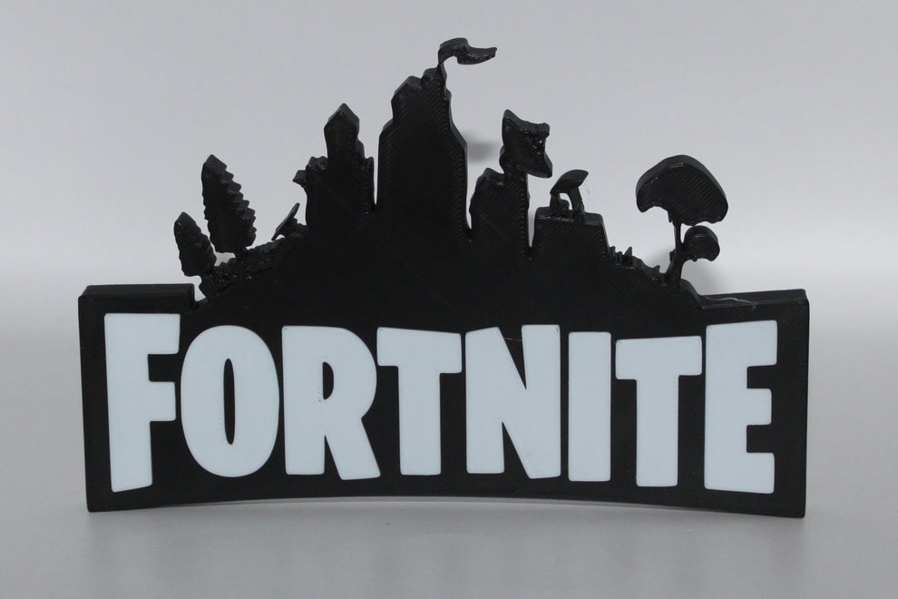 Fortnite 3D printed Logo Sign Wall Desk Shelf Art – WindyCity3D