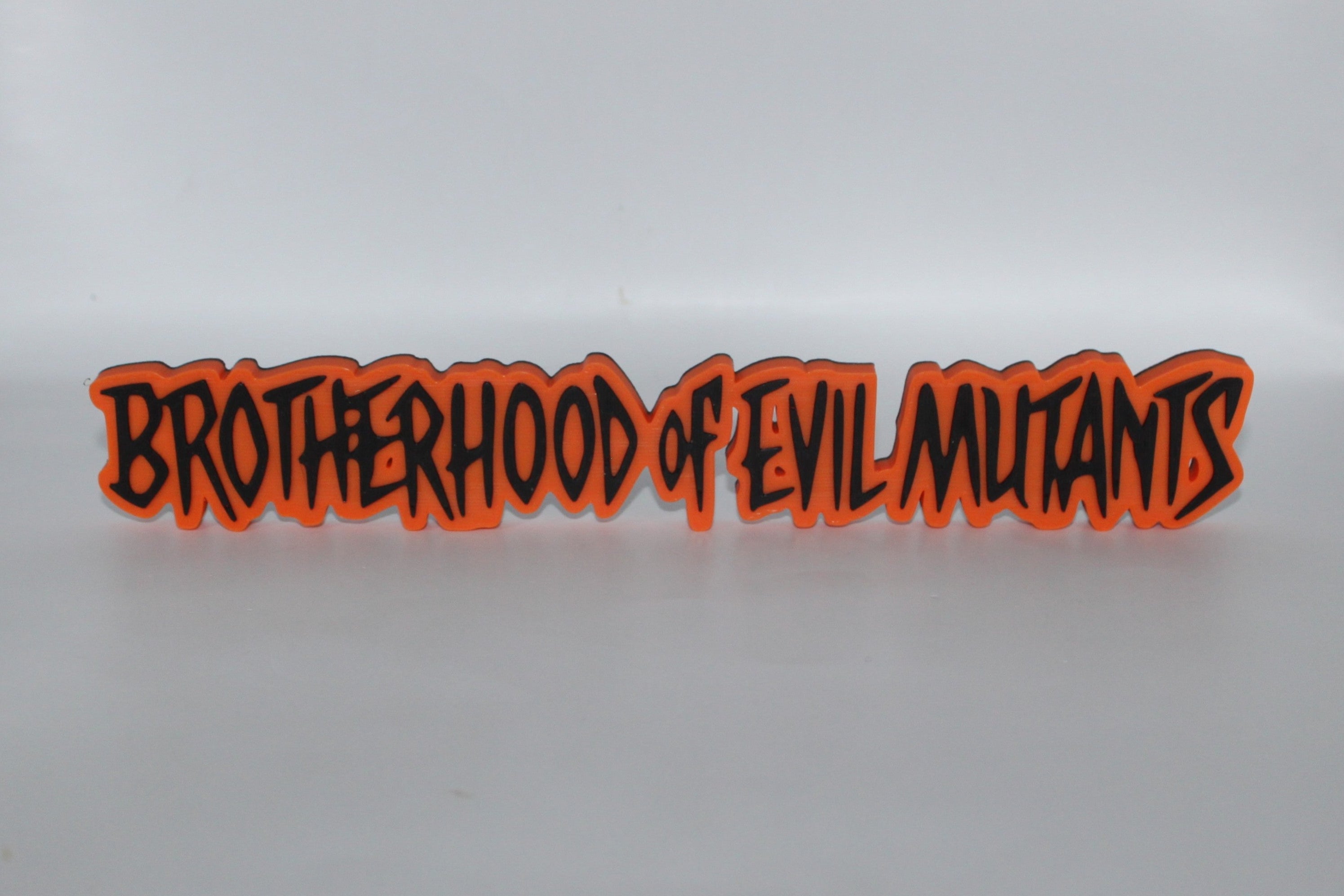 Brotherhood of evil mutant's 3D printed Logo Sign Wall Desk Shelf Art ...