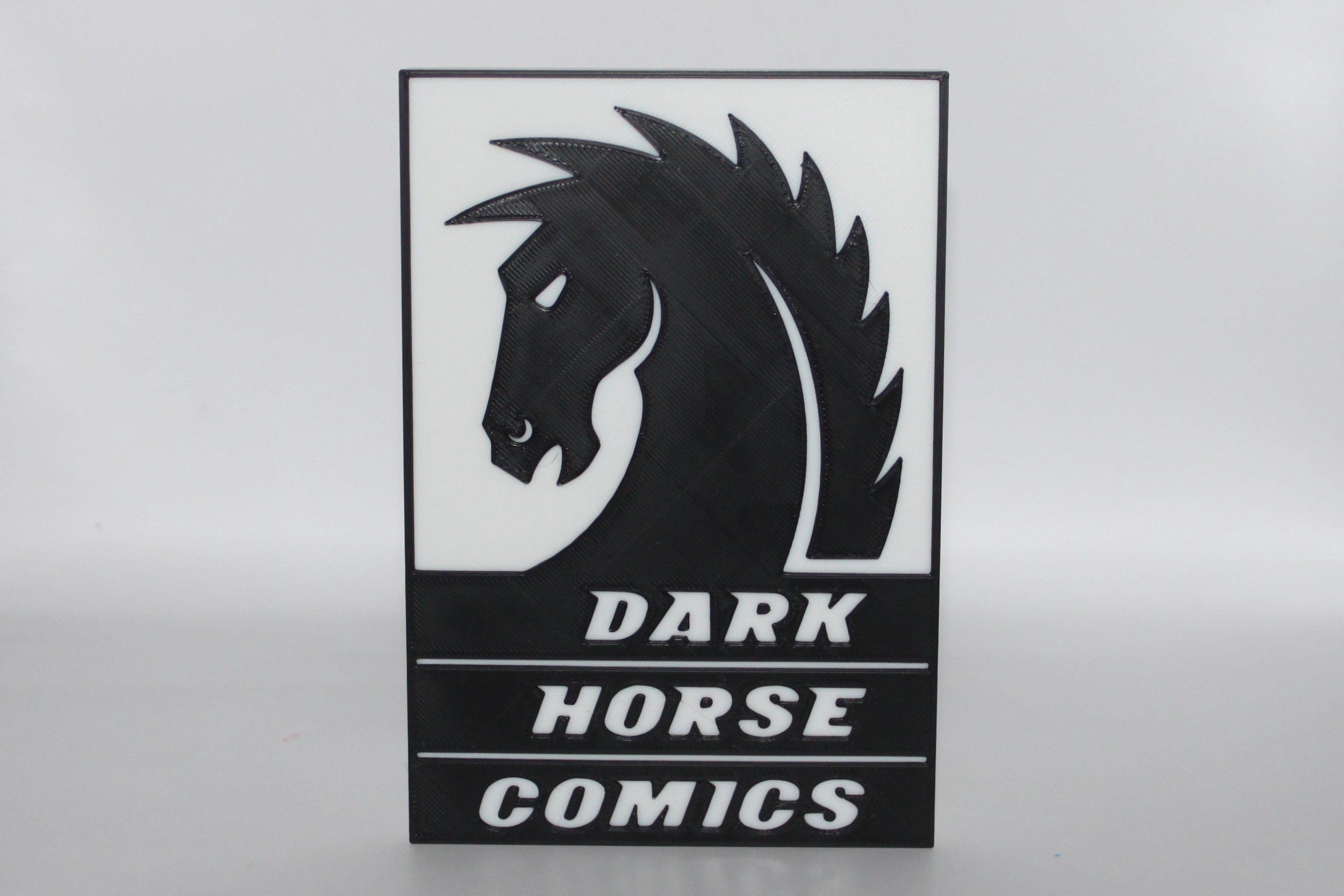 Dark Horse Comics 3D printed Logo Sign Wall Desk Shelf Art – WindyCity3D