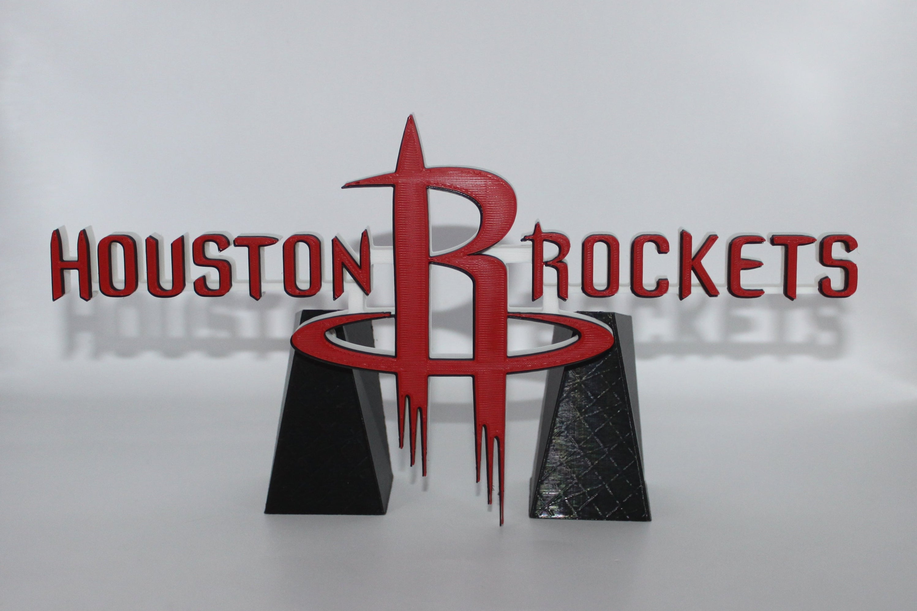 Houston Rockets 3D printed Logo Sign Wall Desk Shelf Art – WindyCity3D