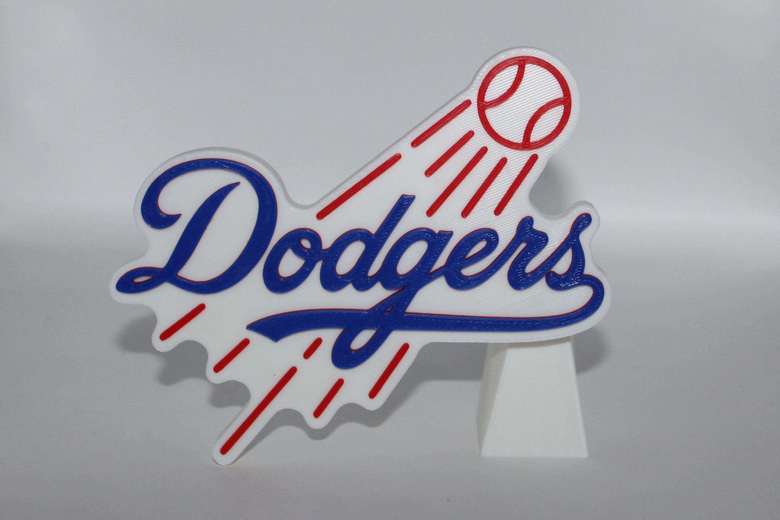 Los Angeles Dodgers 3D printed Logo Sign Wall Desk Shelf Art – WindyCity3D