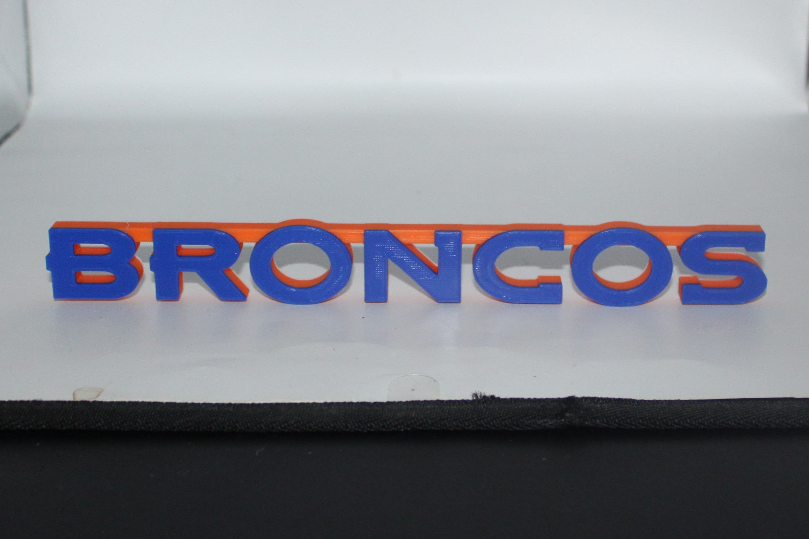 Denver Broncos 3D printed Logo Sign Wall Desk Shelf Art – WindyCity3D