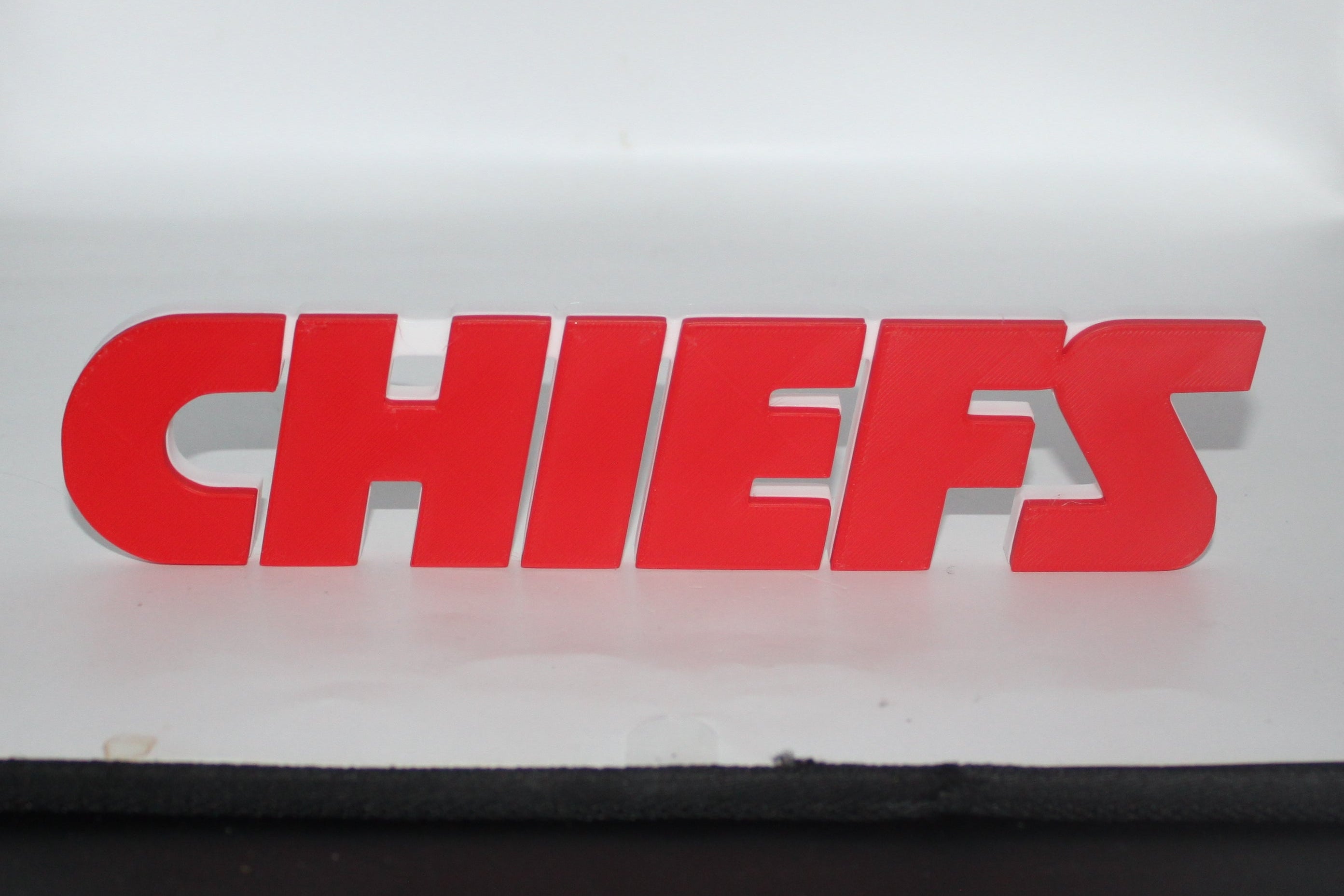 Kansas City Chiefs 3D printed Logo Sign Wall Desk Shelf Art – WindyCity3D