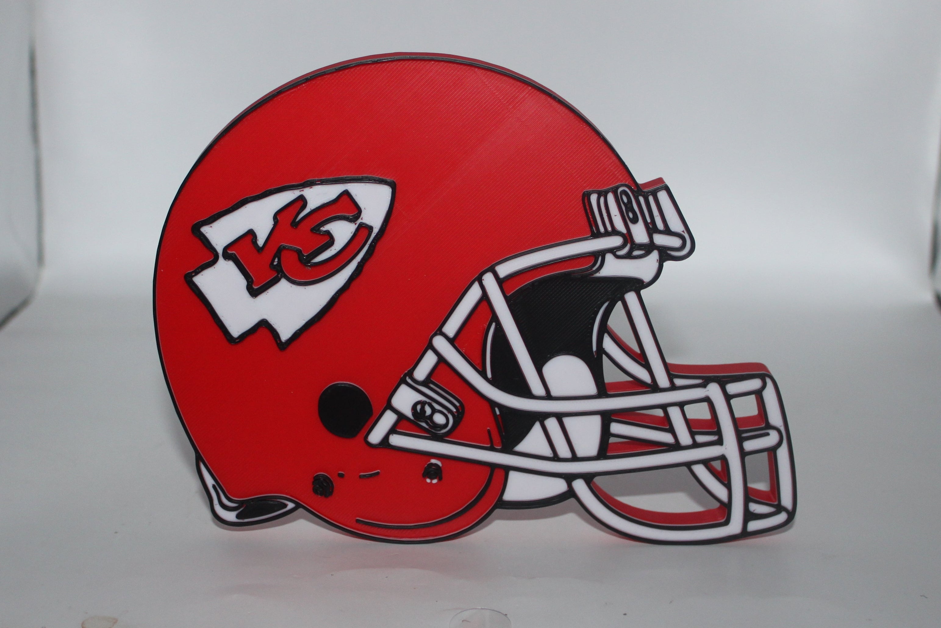 Kansas City Chiefs, Chiefs 3D printed Logo Sign Wall Desk Shelf Art ...