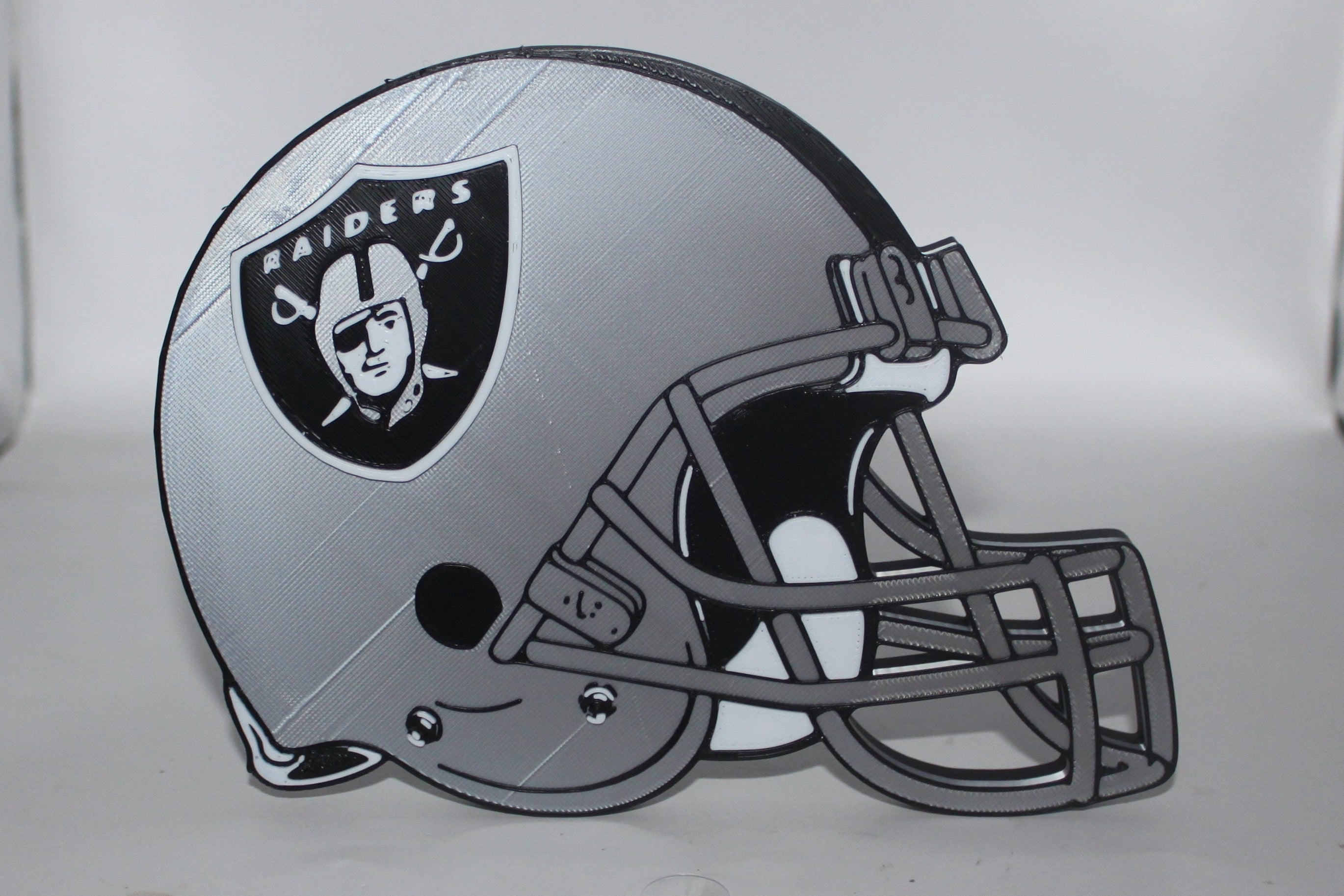 Las Vegas Raiders 3D printed Logo, Sign, Wall, Desk, Fridge, Shelf Art ...