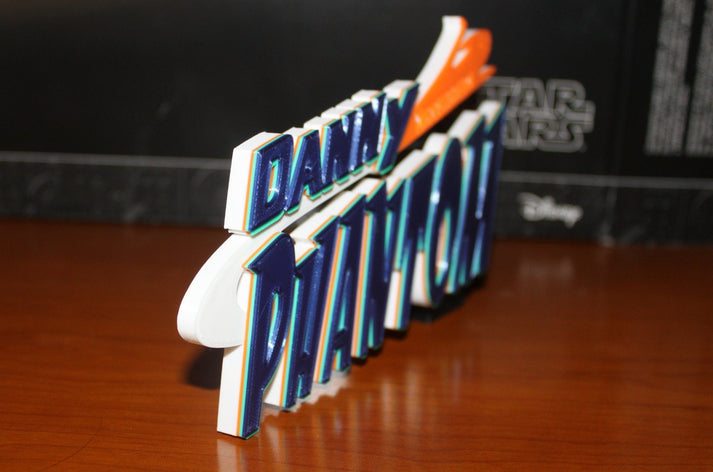 Danny Phantom 3D printed Logo Sign Wall Desk Shelf Art – WindyCity3D