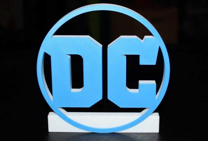 DC 3D printed Logo Sign Wall Desk Shelf Art – WindyCity3D