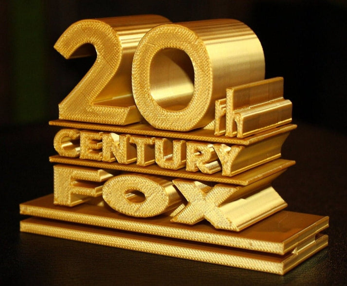 20th Century Fox 3D printed Logo Sign Wall Desk Shelf Art – WindyCity3D