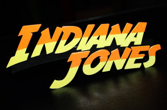 Indiana Jones 3D printed Logo Sign Wall Desk Shelf Art – WindyCity3D