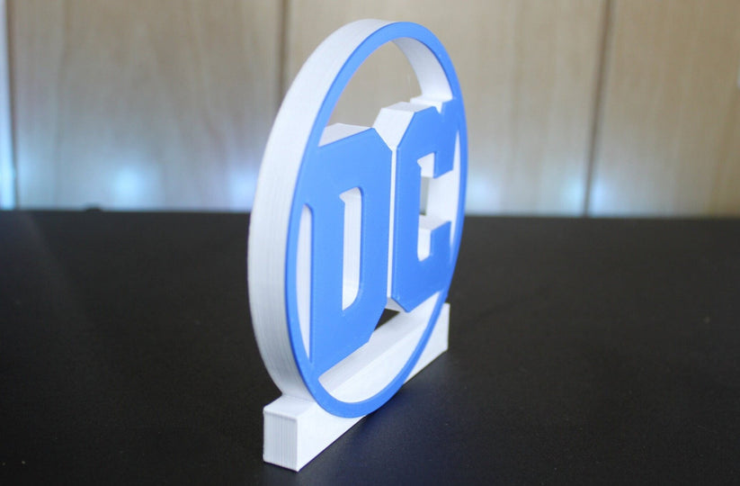 DC 3D printed Logo Sign Wall Desk Shelf Art – WindyCity3D